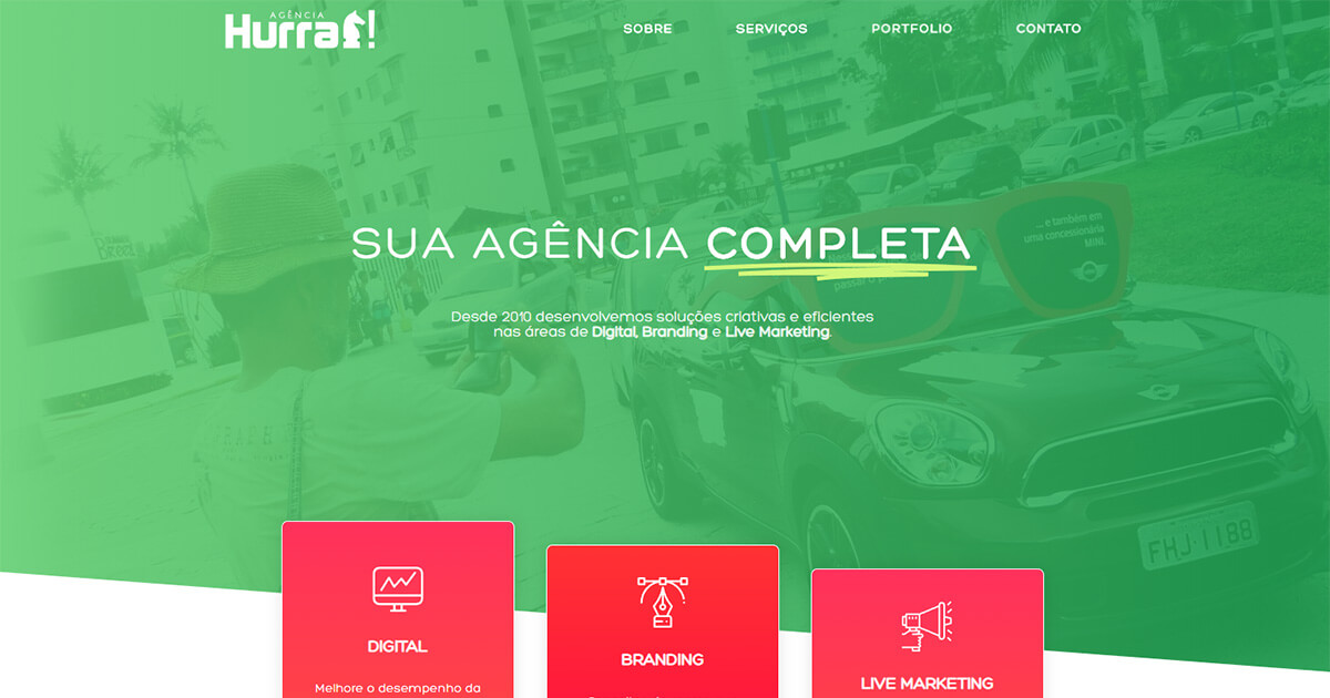 Agência Hurra! - Criação de sites, mkt digital, branding e live marketing